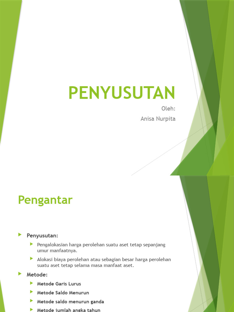 Metode Penyusutan Saldo Menurun Ganda | PDF