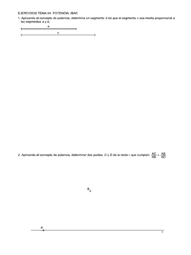 Tema04. Potencia. Ejercicios(s) | PDF