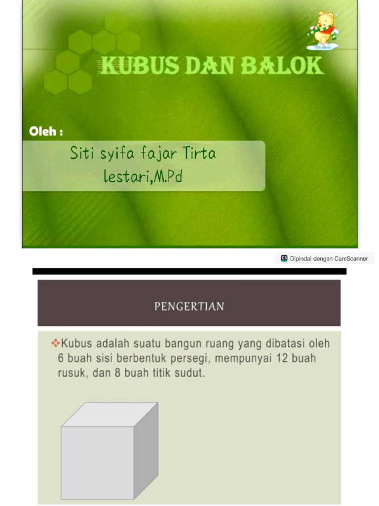 Kubus Dan Balok | PDF
