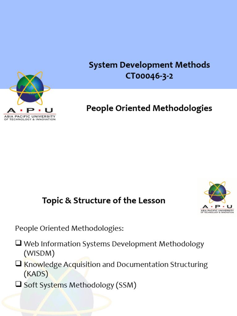 Week5 People Oriented Methodologies | PDF | System | Conceptual Model