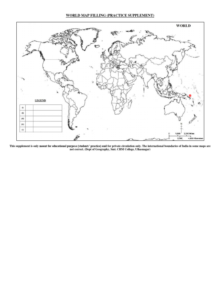 World Map Filling Reference Maps - 23-24 | PDF | Forests | Earth Sciences