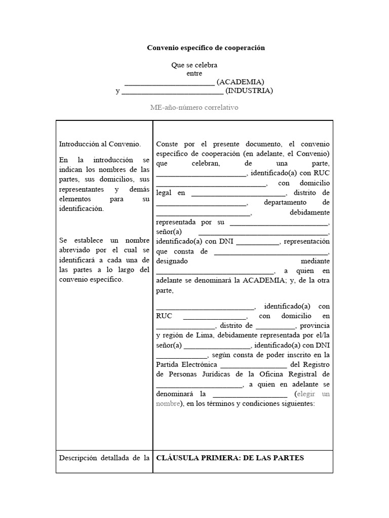 D3b Convenio De Cooperacin Especfico Pdf Propiedad Intelectual