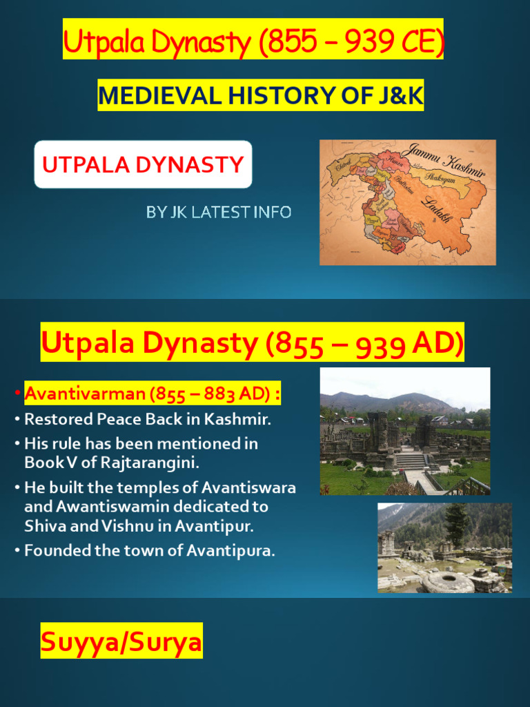 Utpala Dynasty | PDF