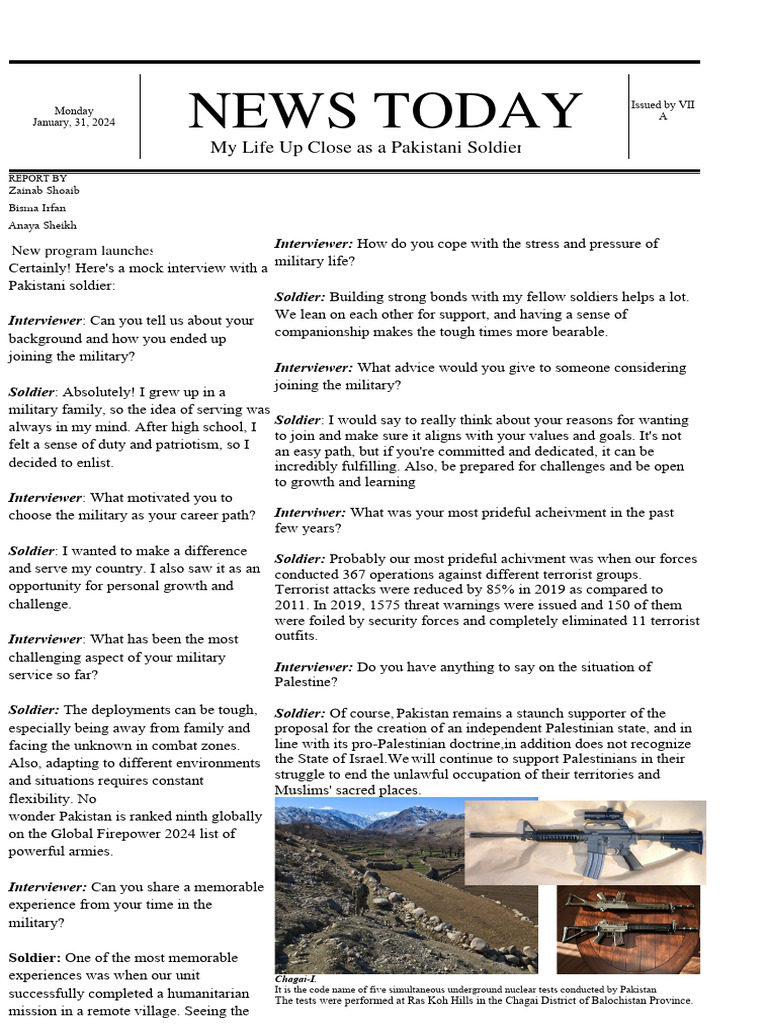 Soldier Report | Download Free PDF | Page Layout