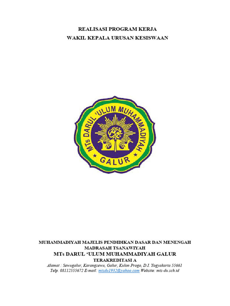 Realisasi Program Kerja | PDF