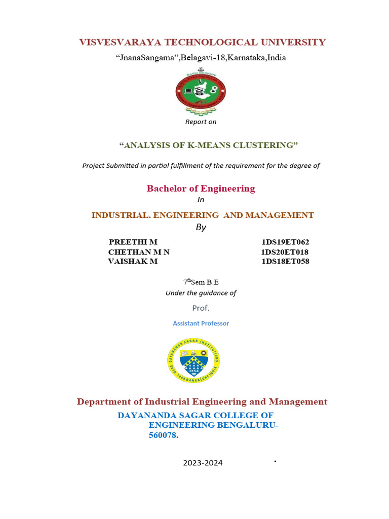 Report ML 2 | PDF | Cluster Analysis | Computing