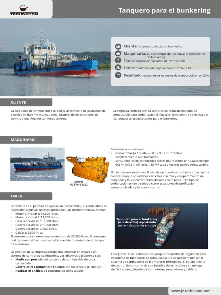 Caso Control de Combustible Tanquero para El Bunkering | PDF | Gasolina
