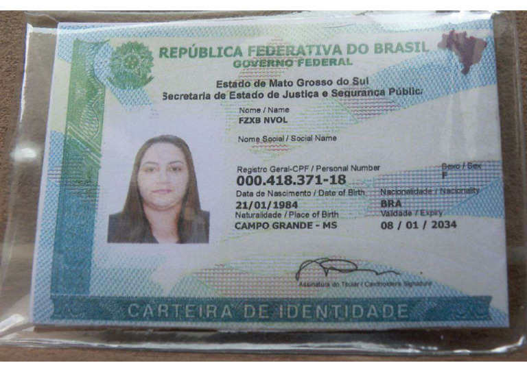 Novo RG Ms Modelo | PDF