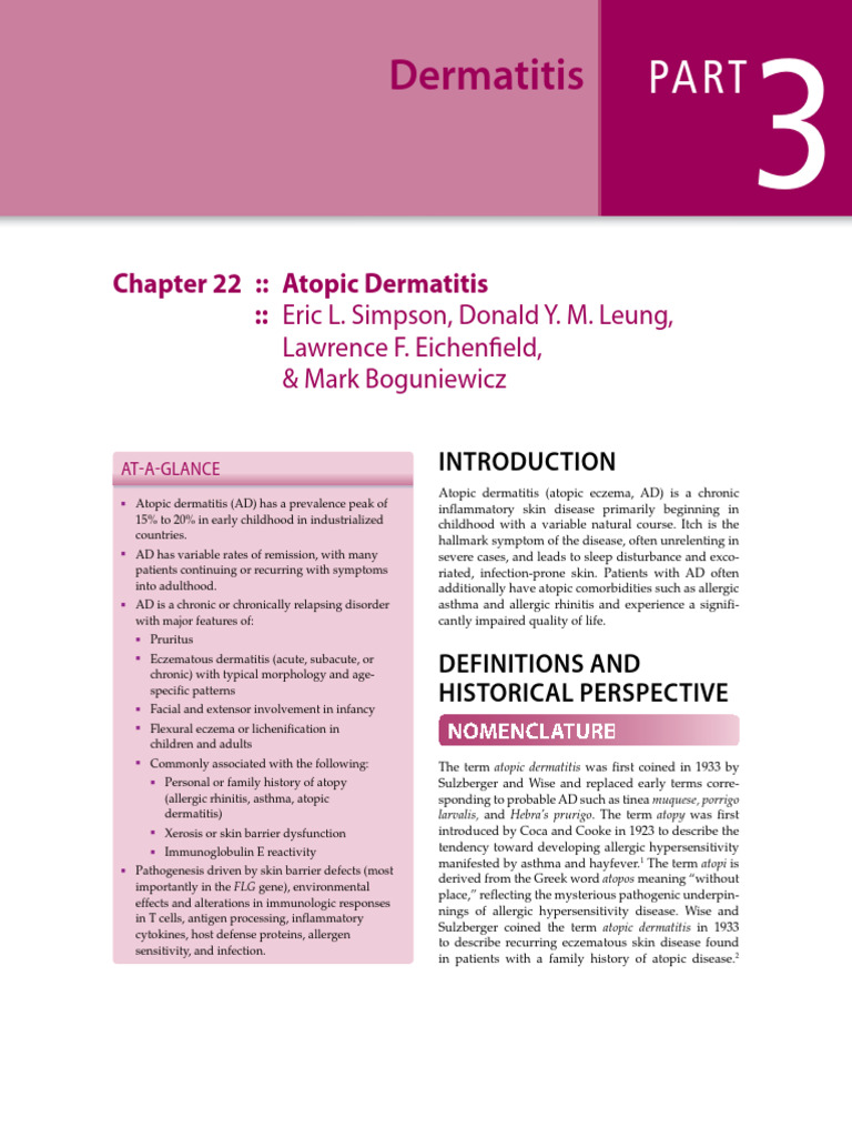 Dermatitis Atopy Fitz | PDF | Dermatitis | Allergy