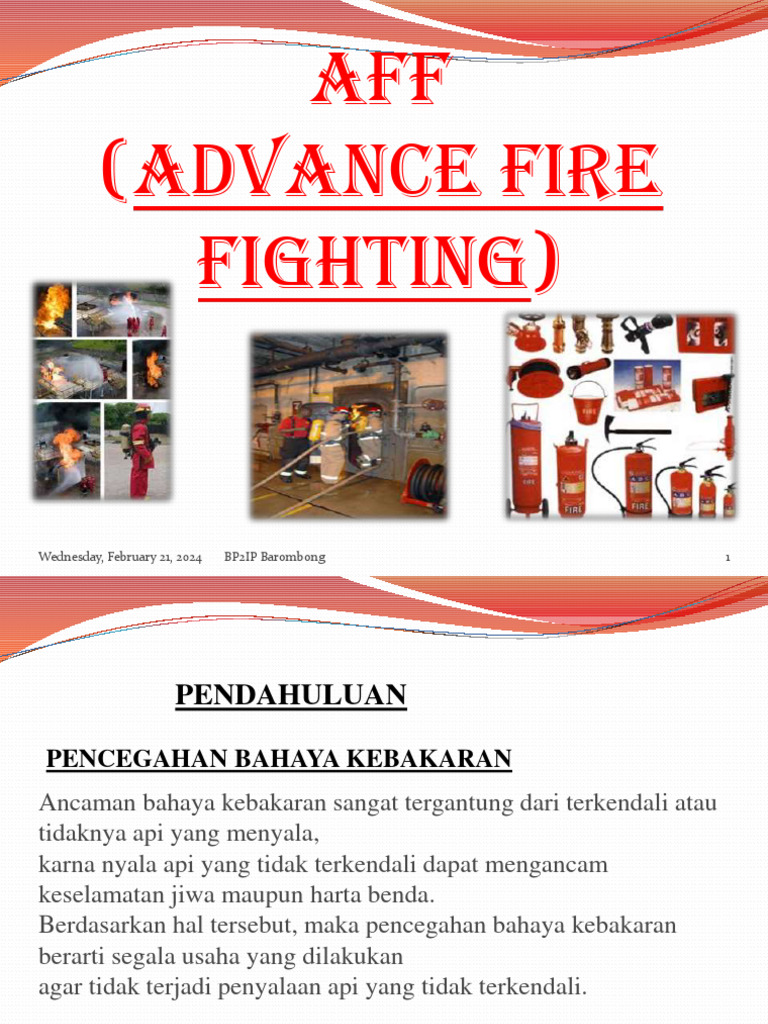 Fire Prevention and Fire Fighting | PDF