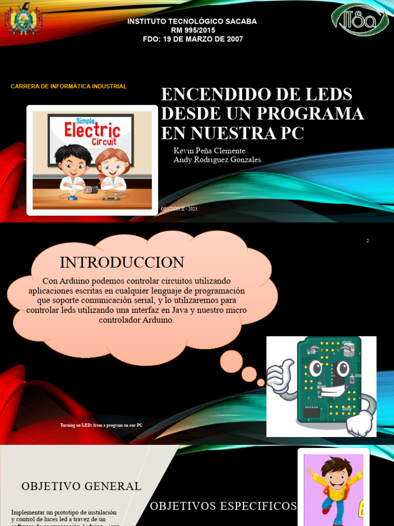 Proyecto Arduino-Java | Descargar gratis PDF | Arduino | Entorno de desarrollo integrado