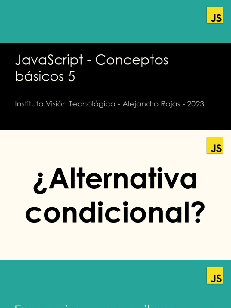 JavaScript - Clase 5 | PDF | Programación de computadoras | Informática