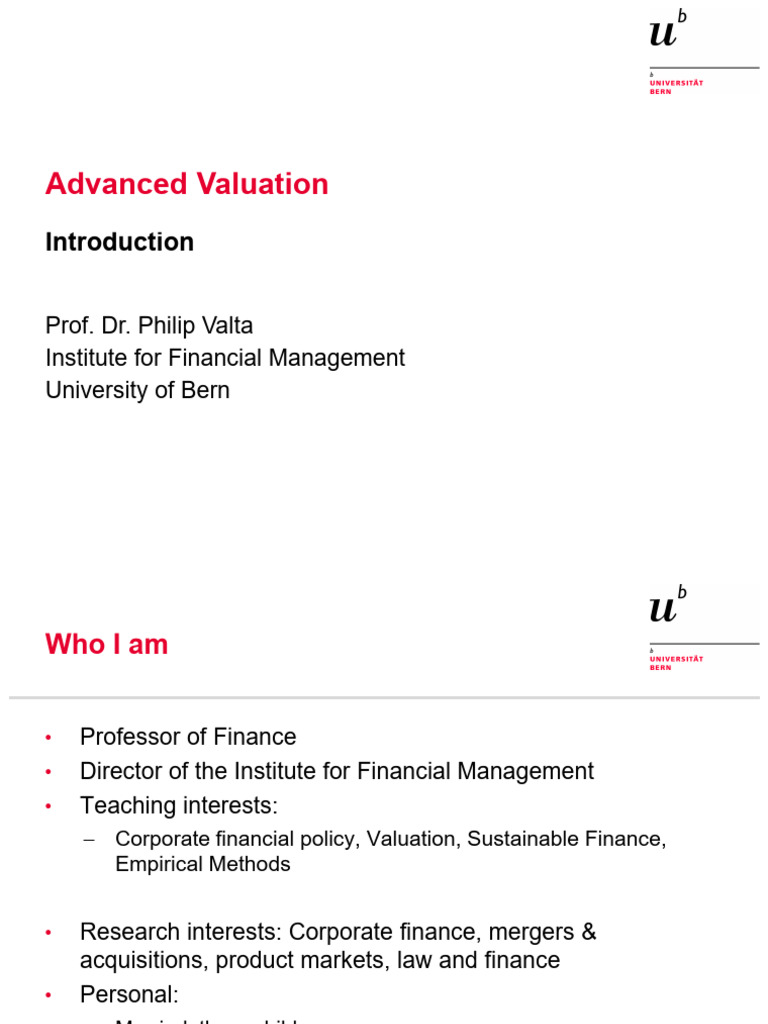 Advanced Firm Valuation Techniques | PDF | Equity (Finance) | Free Cash Flow