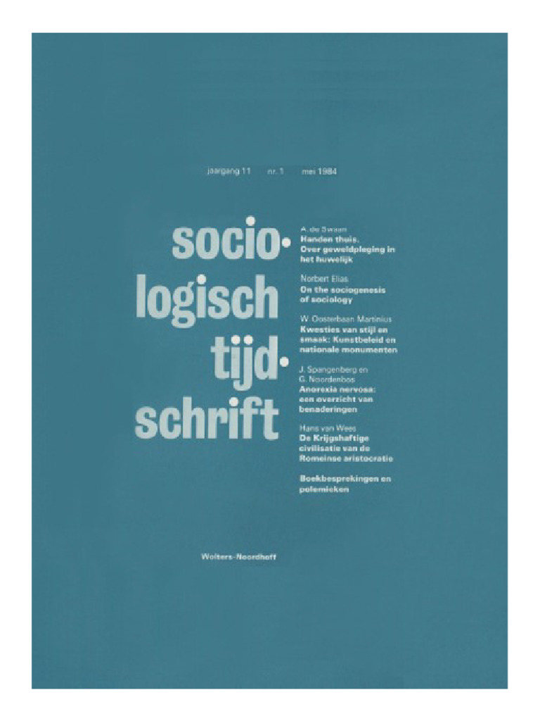 Sociogenesis of Sociology Explained | PDF | Prices | Theory