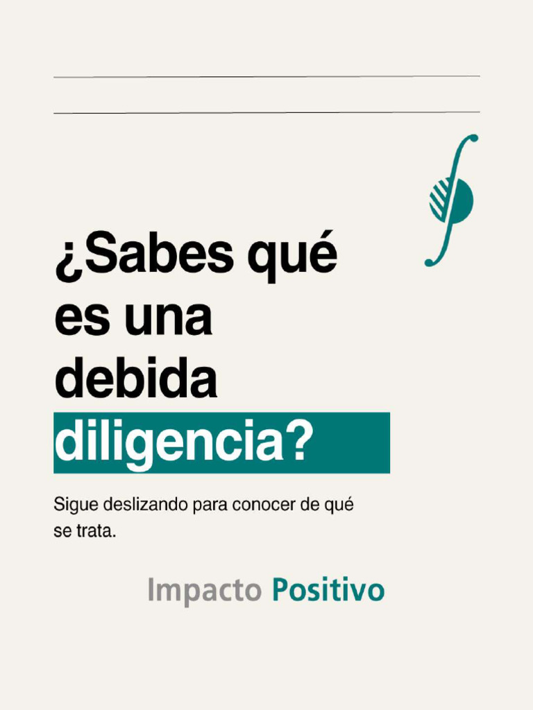¿Qué Es Una Debida Diligencia | PDF