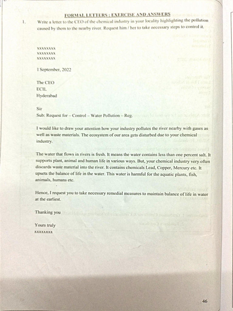 Letter Writing | PDF