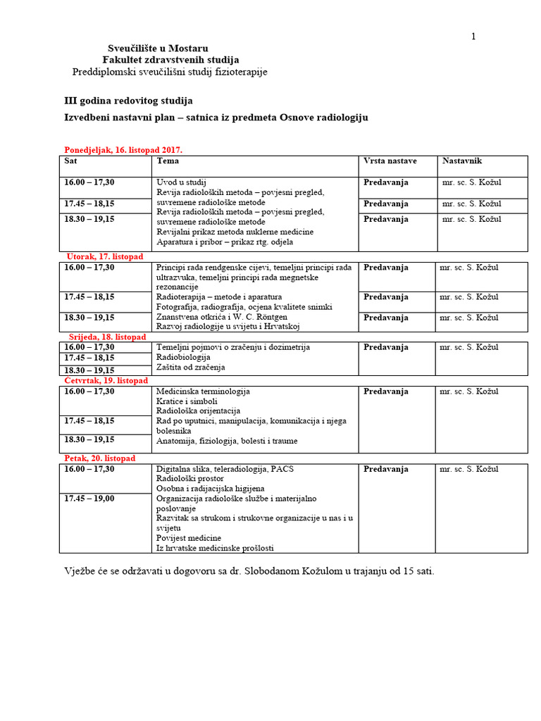 Uvod U Radiologiju - 0 | PDF