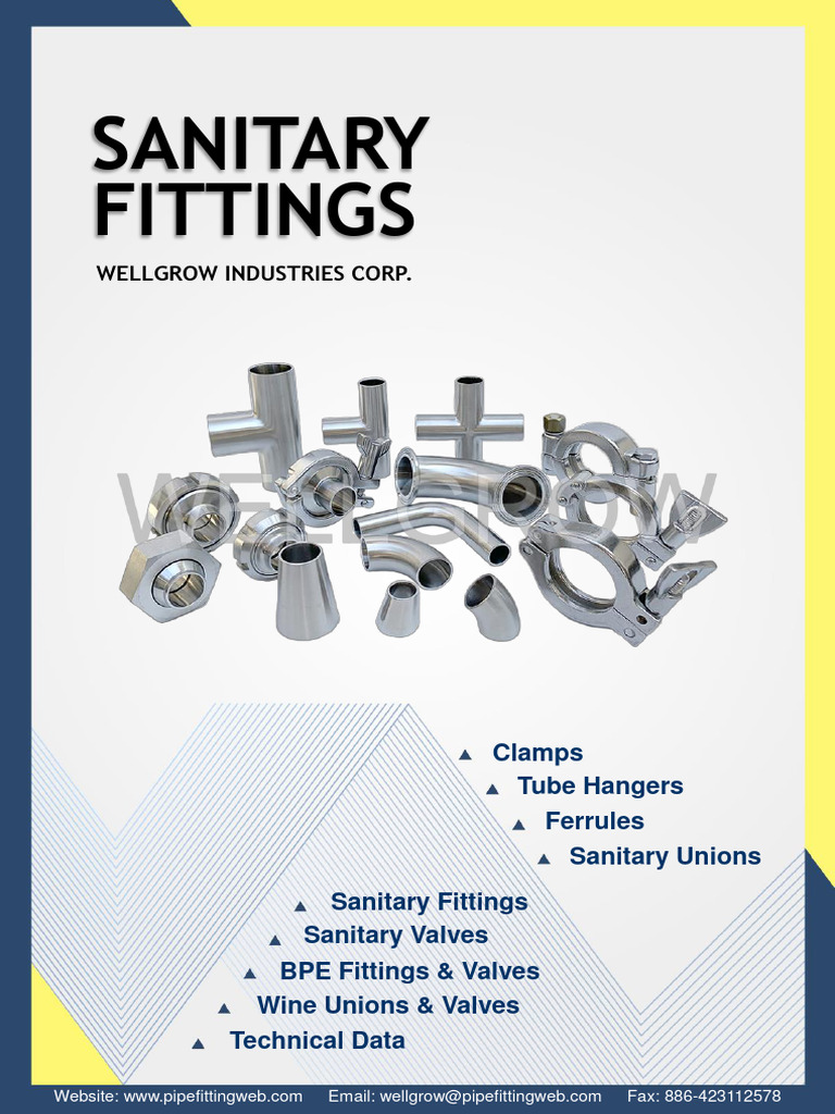 Sanitary Fittings | PDF | Building Materials | Industrial Processes