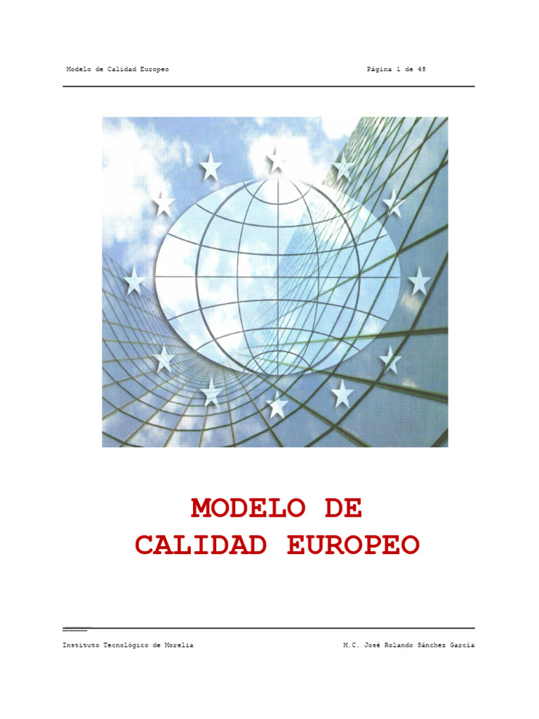 Modelo de Calidad Europeo | PDF | Política mundial | Alemania