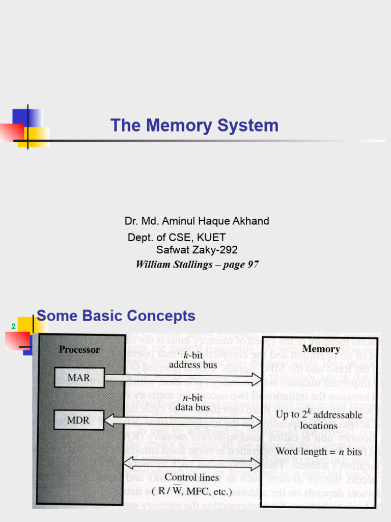 Memory System | PDF | Cpu Cache | Cache (Computing)
