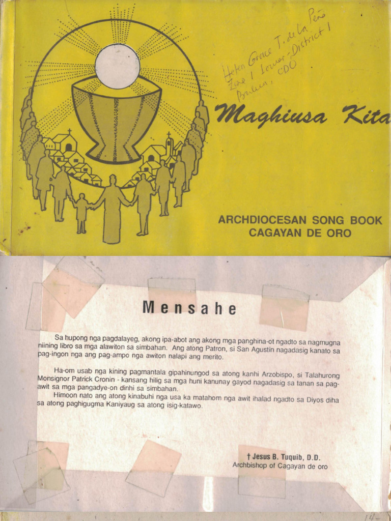 Maghiusa Kita - Archdiocesan Song Book of Cagayan de Oro | PDF