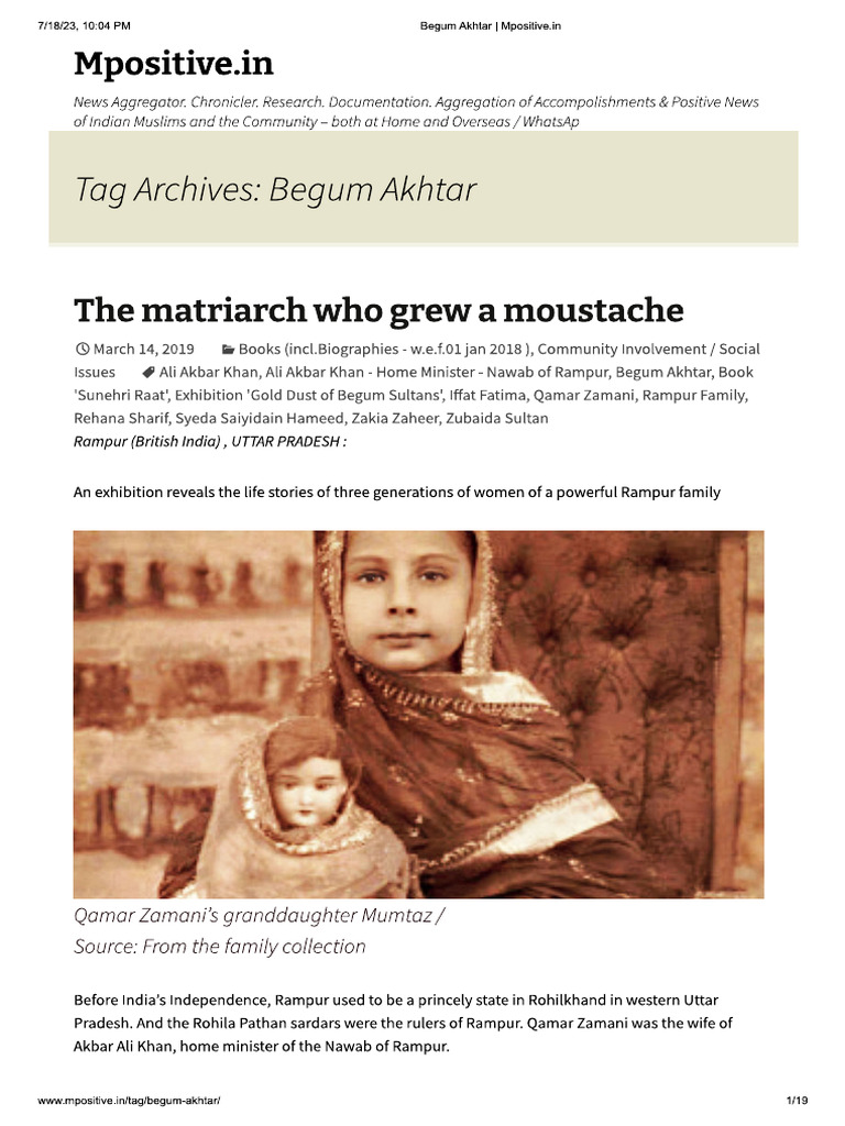 The Matriarch Who Grew A Moustache | PDF
