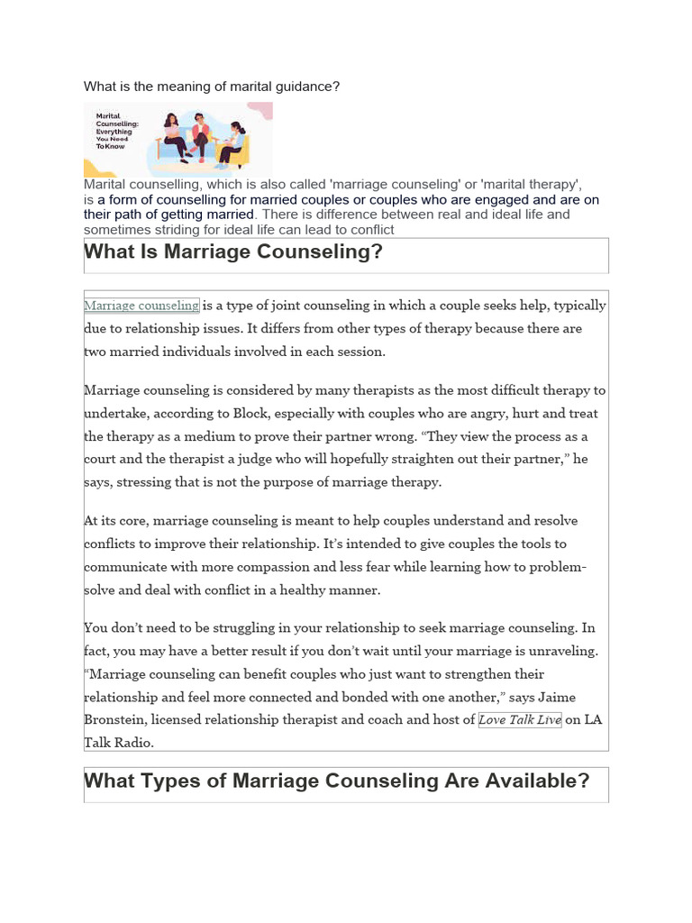 Guidance and Counseling | PDF | Psychotherapy | Emotions