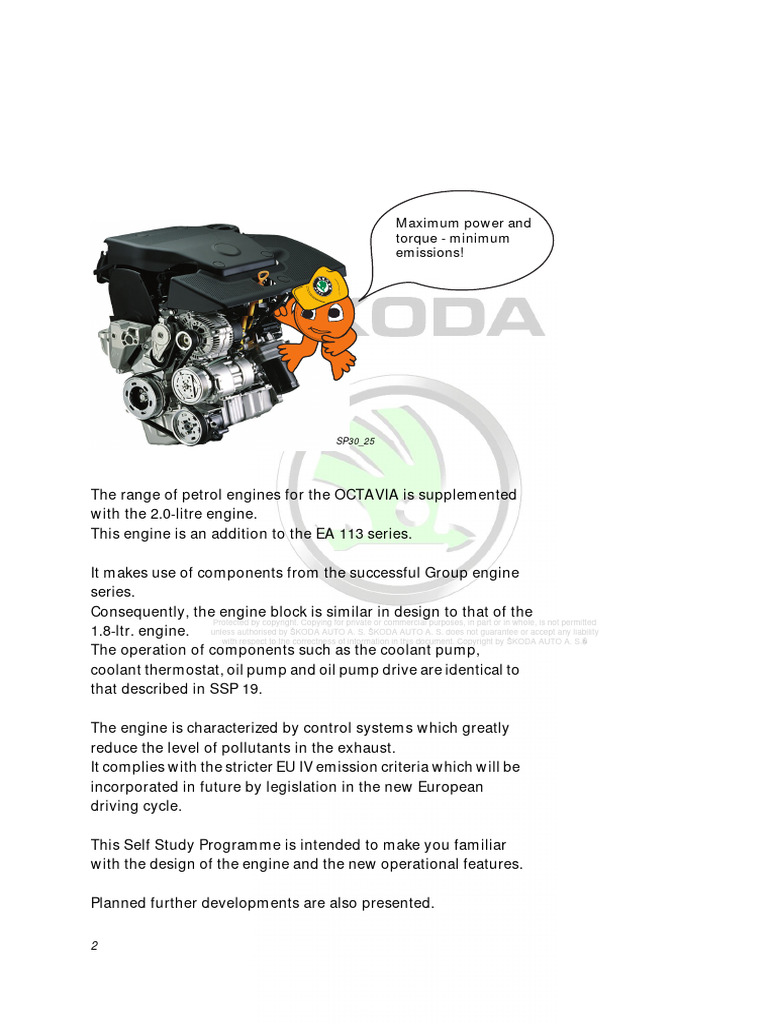 SSP 030 Engineering of The 85 KW Engine | PDF | Fuel Injection | Piston