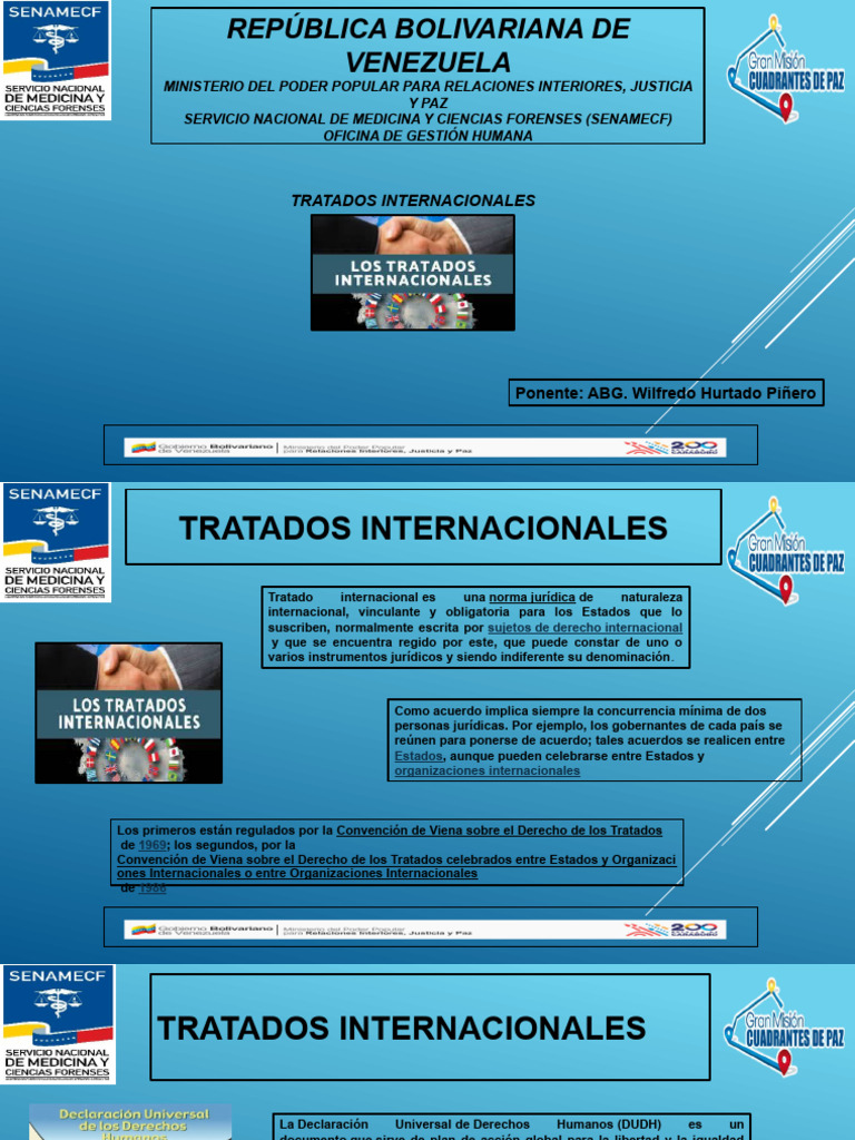 Tratados Internacionales | PDF | Principios éticos | Gobierno