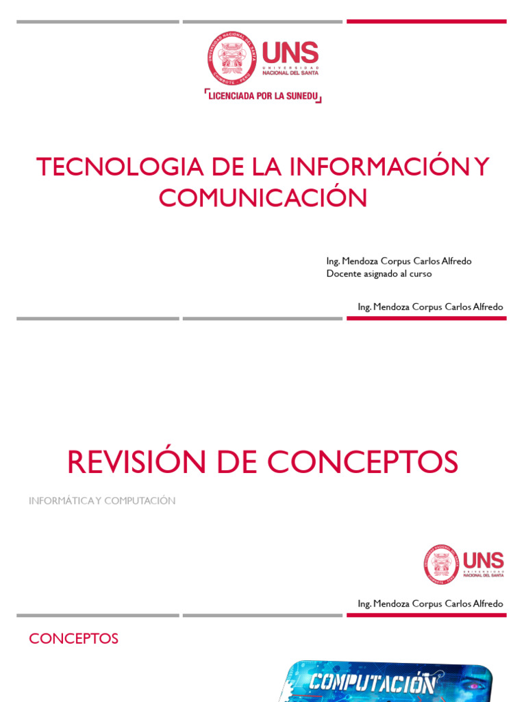 Conceptos Clave en Informática y TIC | PDF | Informática | Software de ...