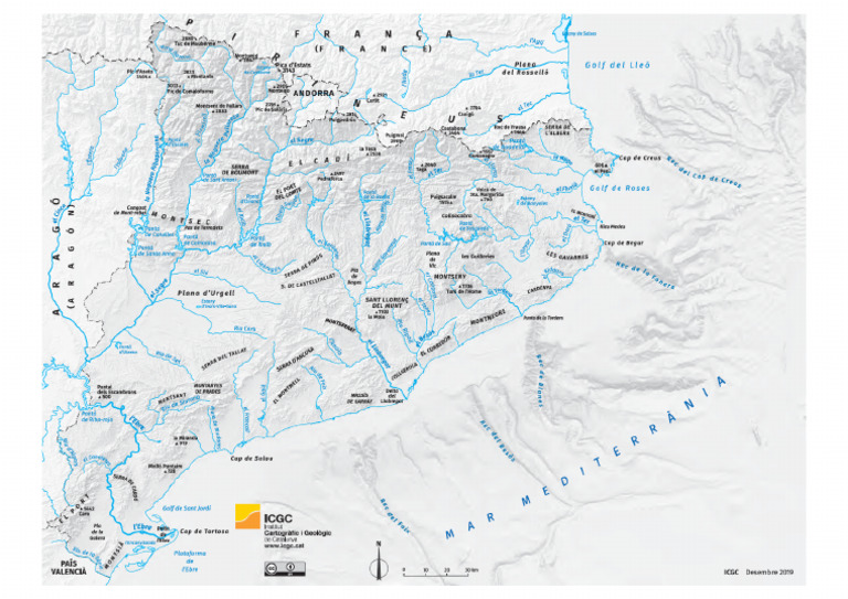 2019 Icgc Mapa Fisic Ombra | PDF