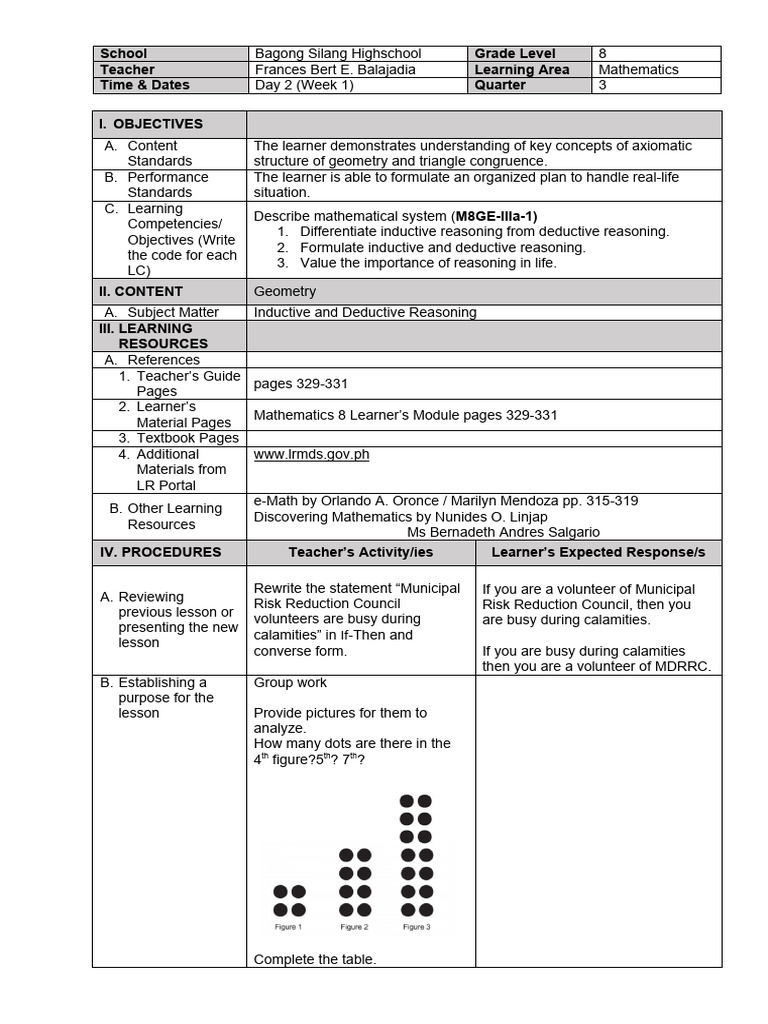 Mathematical System-Inductive and Deductive Reasoning | PDF | Reason | Inductive Reasoning