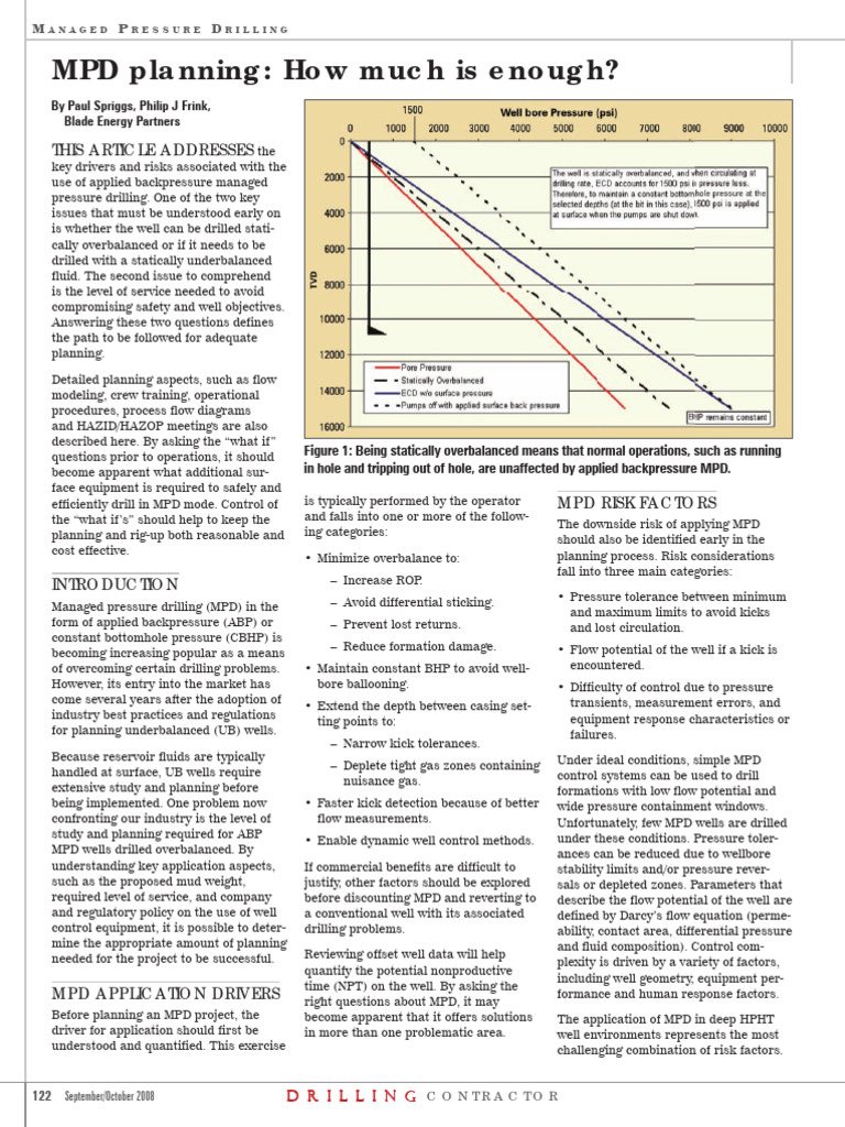 A MPD Planning How Much Is Enough | PDF | Fluid Dynamics | Pump
