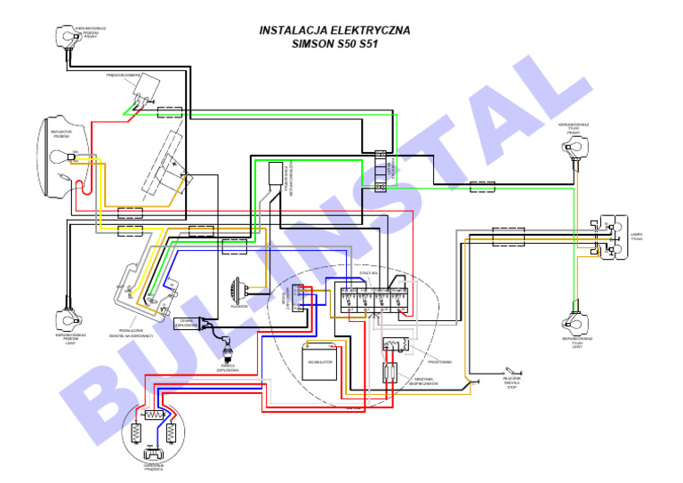 Simson-S51-schemat 240112 174344 | PDF