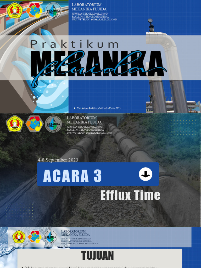 Efflux Time: Panduan Praktikum | PDF