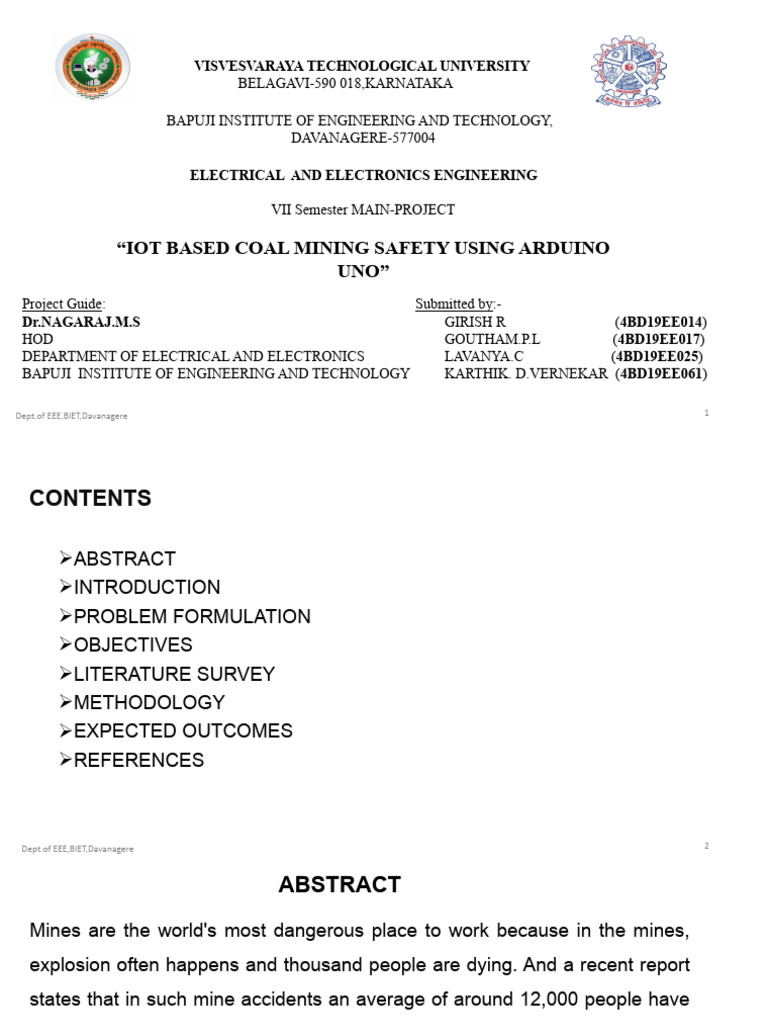 Iot Based Coal Mine Safety Pdf Internet Of Things Cloud Computing