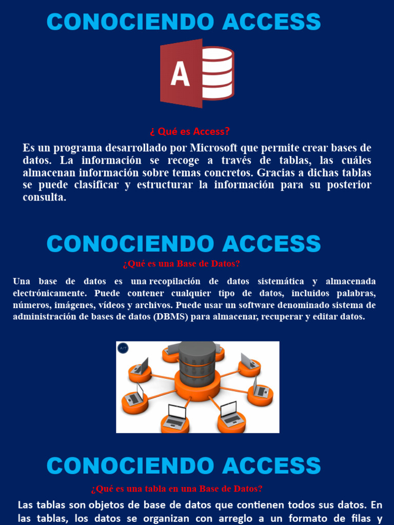 Introducción a Access y Bases de Datos | PDF
