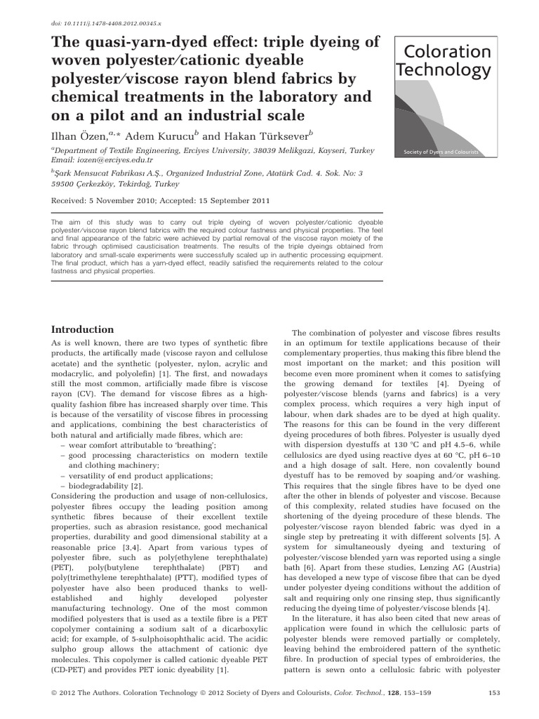Coloration Technology | PDF | Dyeing | Textiles