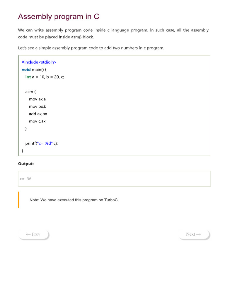 Assembly Program | PDF