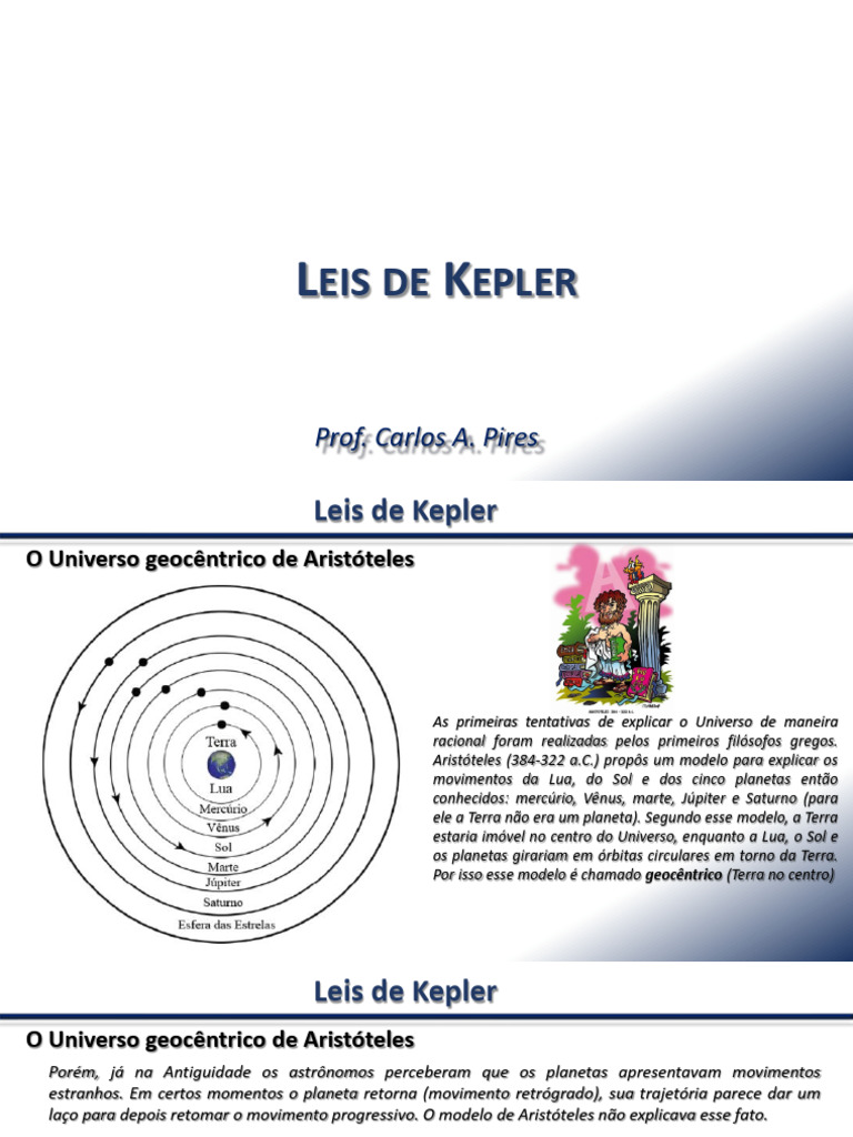 Leis de Kepler | PDF | Planetas | Nicolau Copérnico