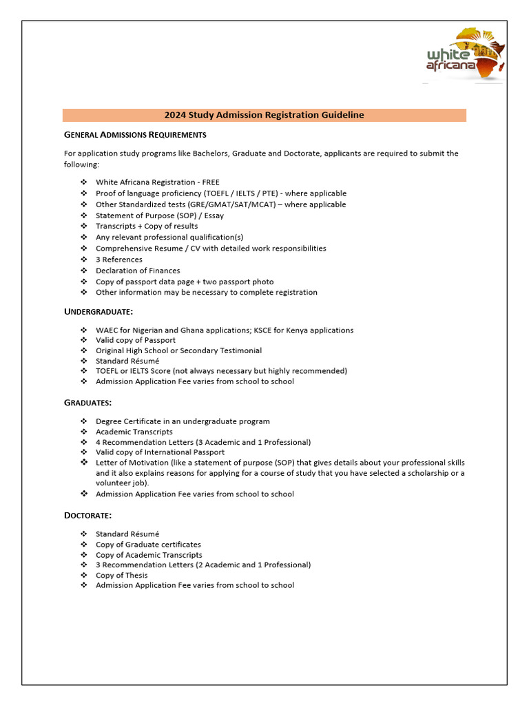 2024 Study Guidelines | PDF | Postgraduate Education | University And ...