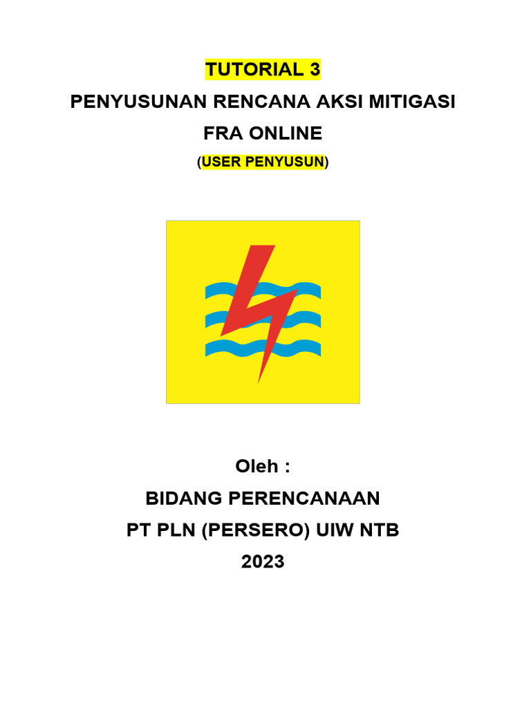 Tutorial Penyusunan Rencana Mitigasi | PDF