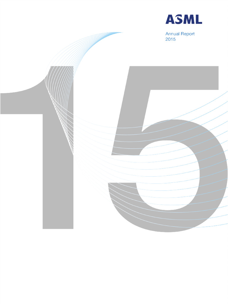 ASML 2015 Annual Report Form 20-F | PDF | Securitization | Exchange Rate