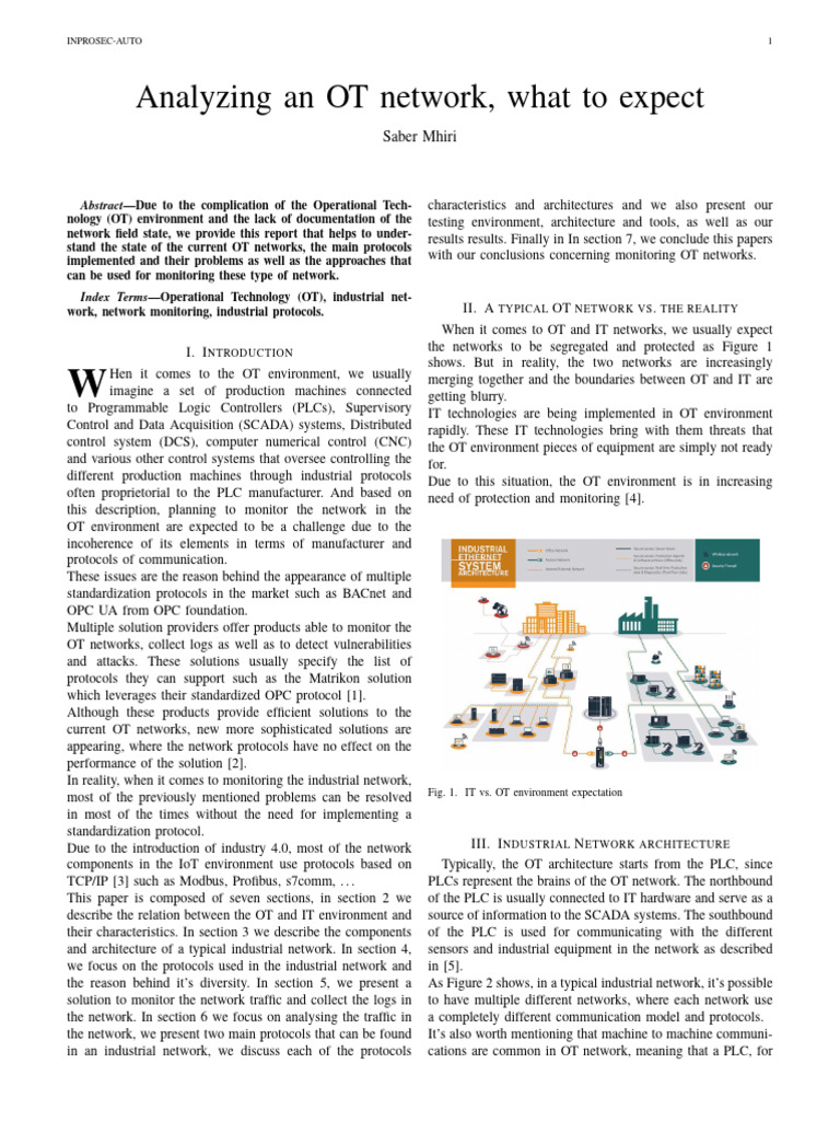 OT Network Analysis & Monitoring | PDF | Programmable Logic Controller ...