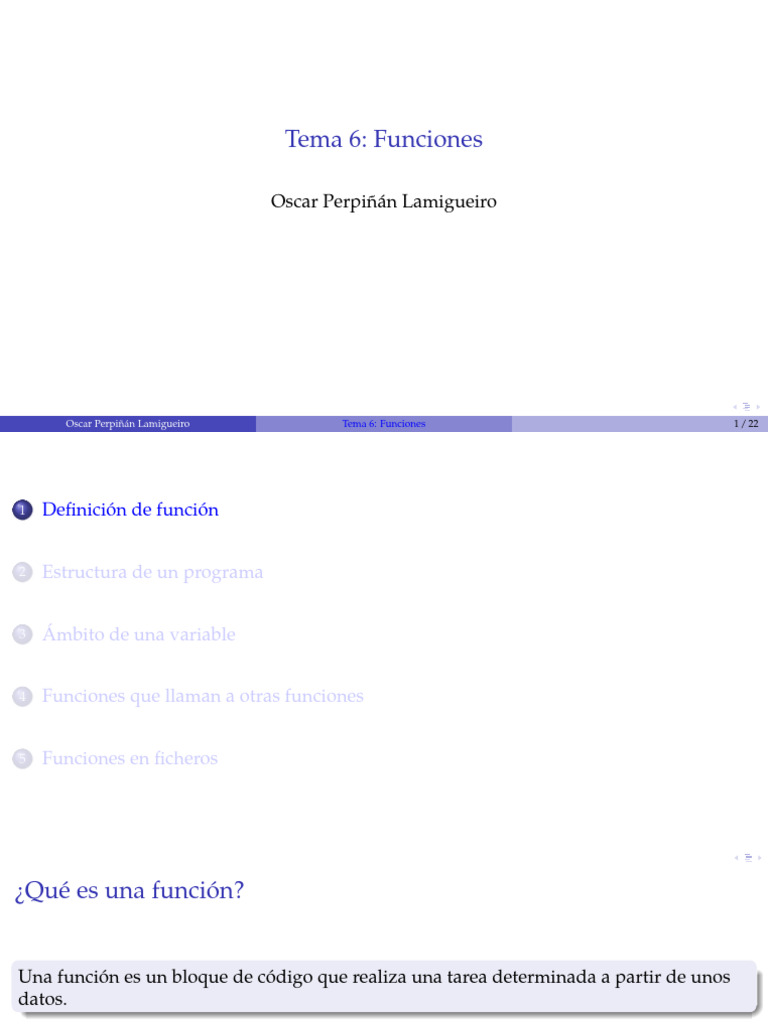 Guía Completa de Funciones en C | PDF | Función (Matemáticas ...