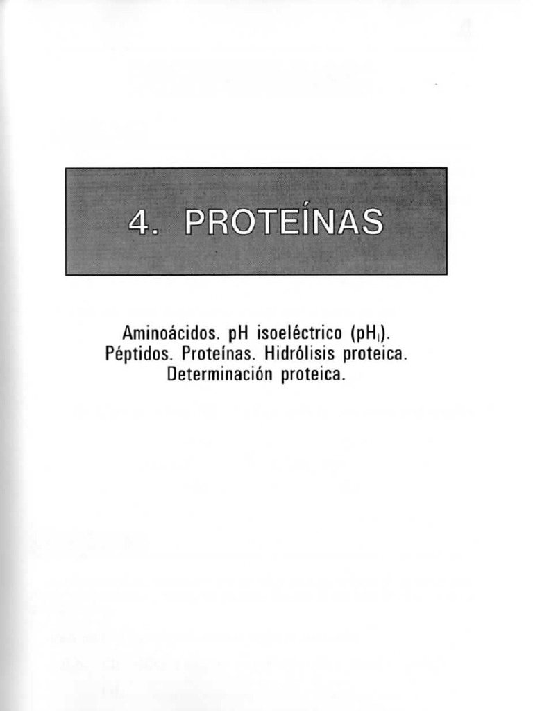 Tema 4 Proteinas | PDF