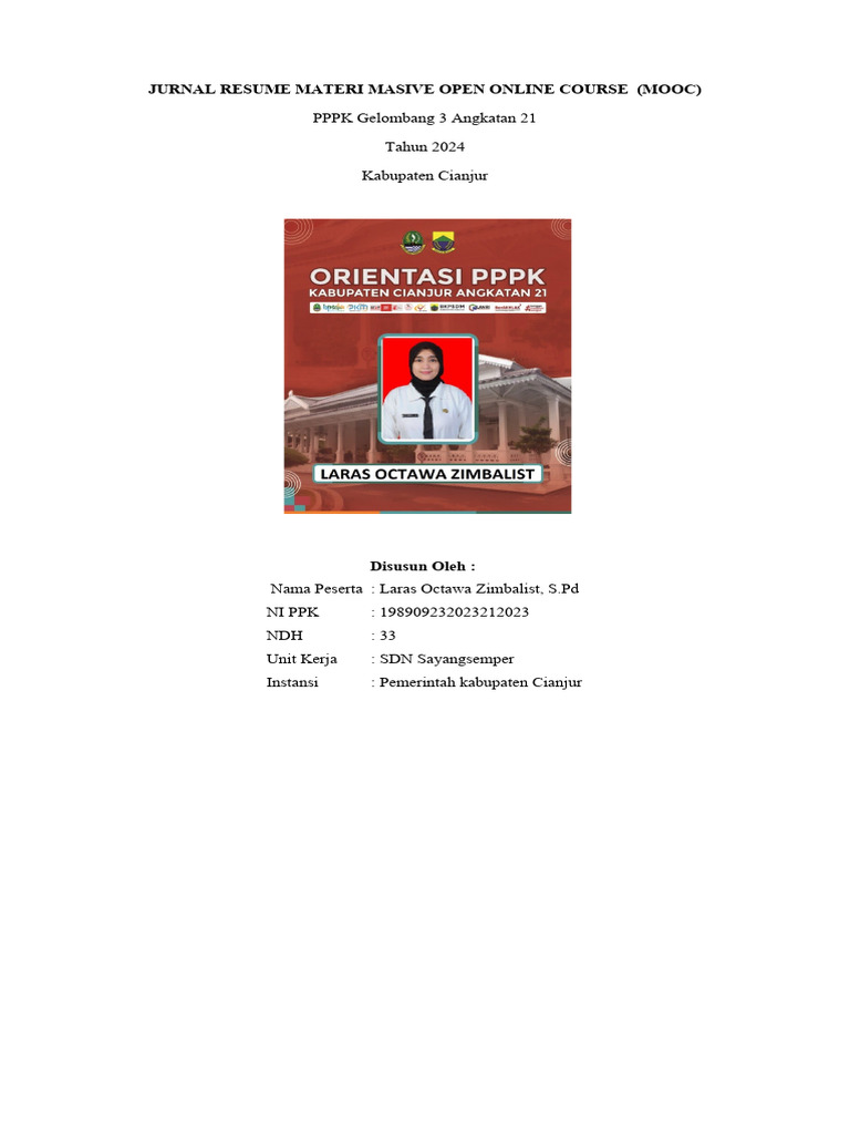 Cover Jurnal Mooc | PDF