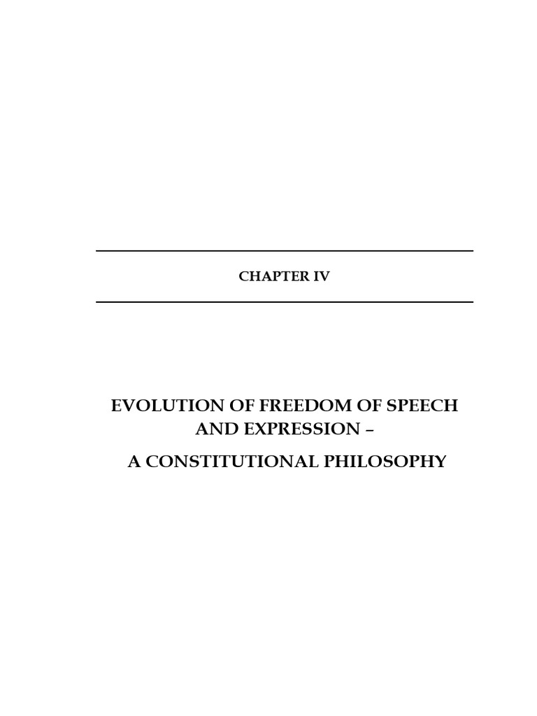 Freedom of Speech and Expression 3 | PDF | Freedom Of Speech | Democracy
