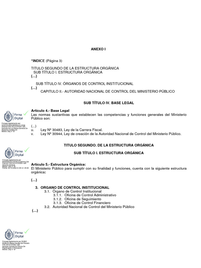 Anexo RFN 2334-2022-MP-FN Modificatoria ROF 2018 | PDF | Fiscal | Justicia