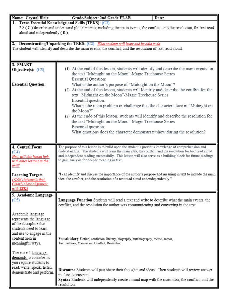 Finished LPG Delivery Plan - 2022 Blair | PDF | Educational Assessment ...